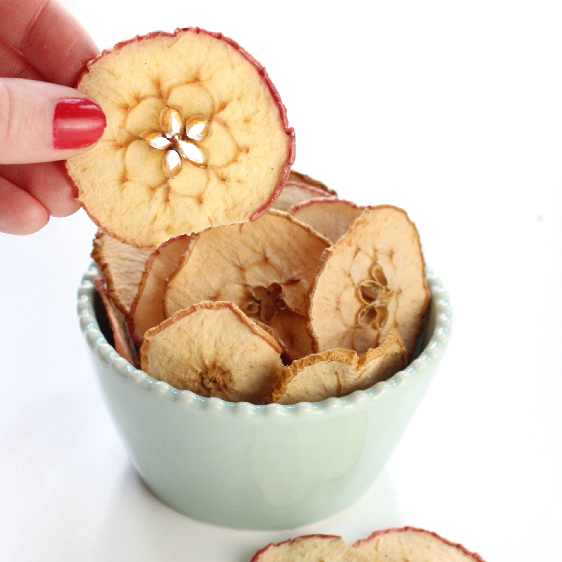 Extra Crunchy Apple Chips - Easy Vegan Meal Plan