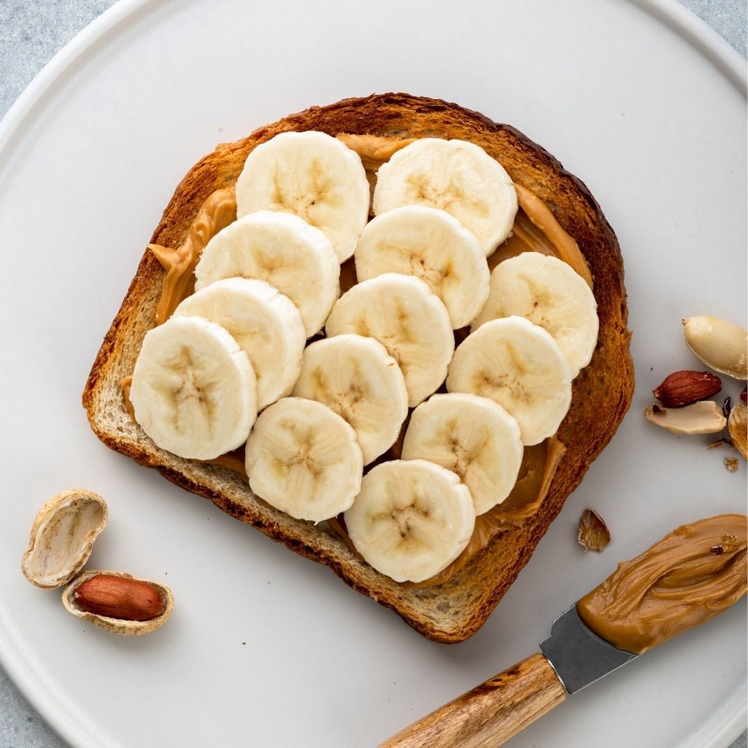 Banana and Peanut Butter on Toast! - Easy Vegan Meal Plan