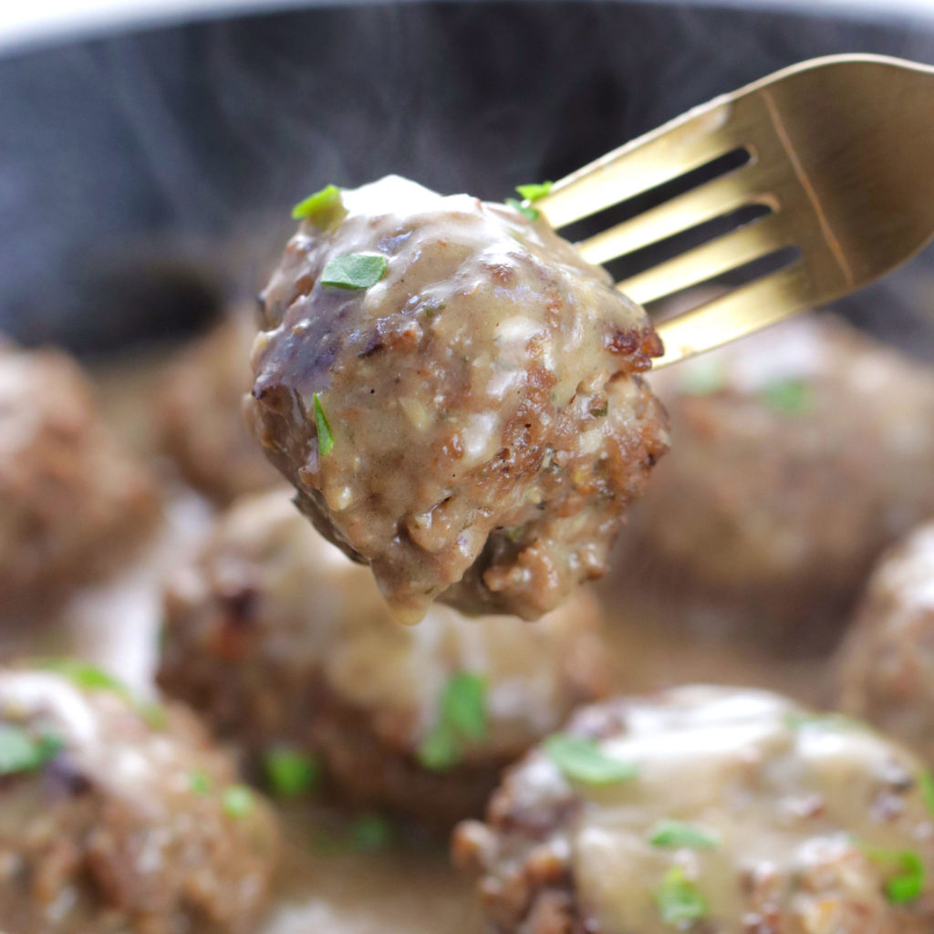 Vegan Swedish Meatballs - Easy Vegan Meal Plan