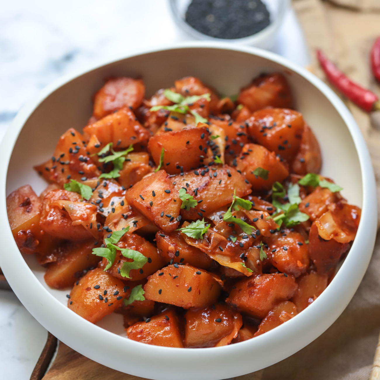 Gochujang Potatoes - Easy Vegan Meal Plan