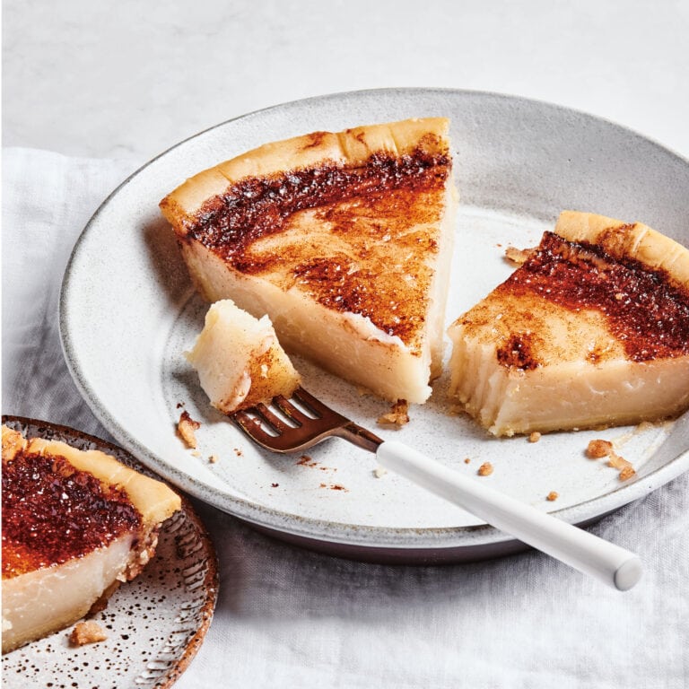 Old-Fashioned Sugar Cream Pie - Easy Vegan Meal Plan