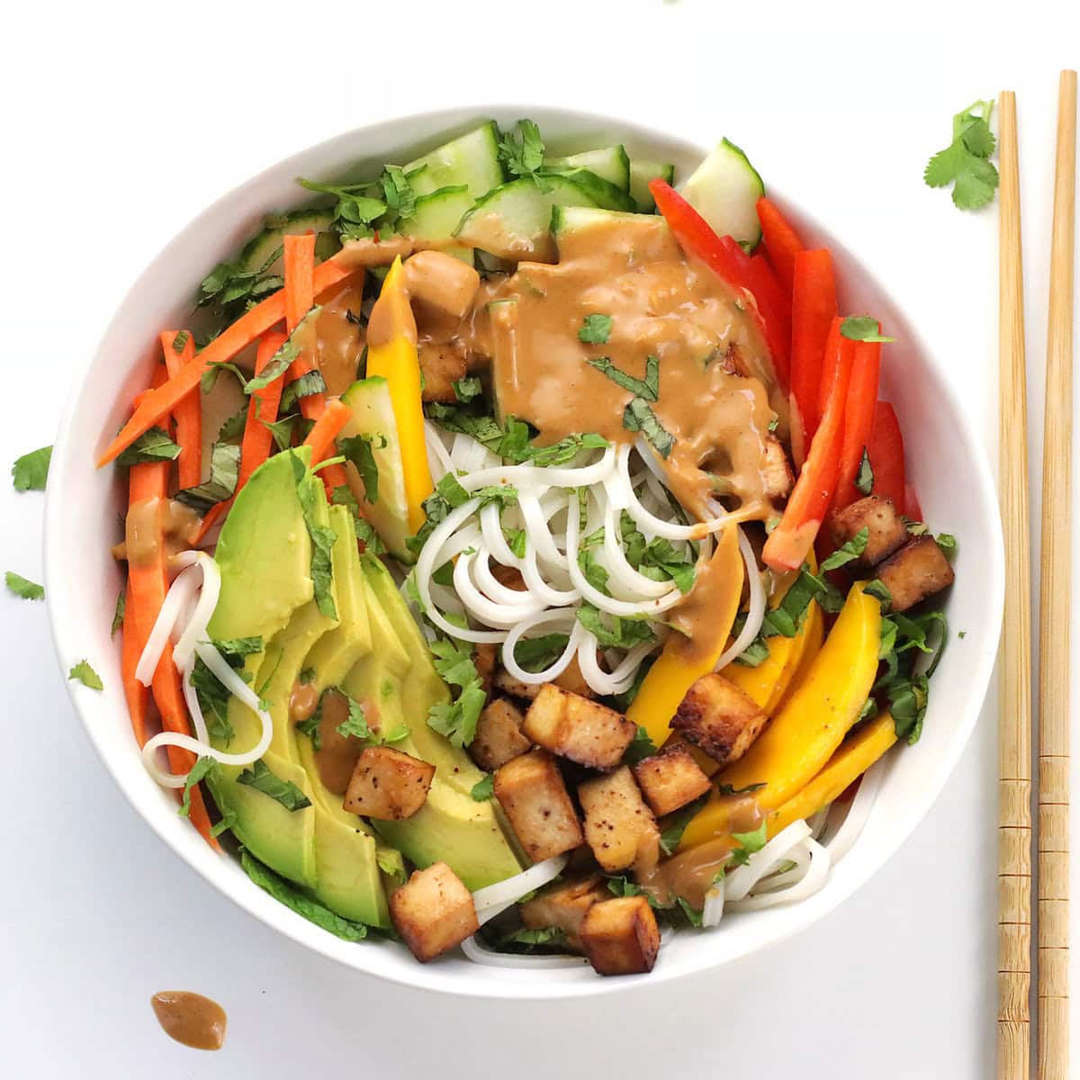 Vegan Spring Roll in a Bowl - Easy Vegan Meal Plan
